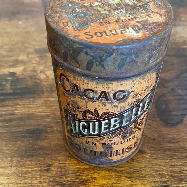 Antique Cocoa Tin - Etsy