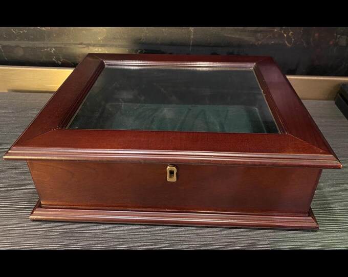1994 Bombay Company Glass-top Display Box (NO KEY) - Etsy