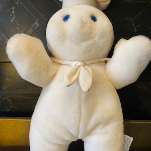 1990 Poppin’ Fresh Pillsbury Dough Boy 25th Birthday Plush - Etsy