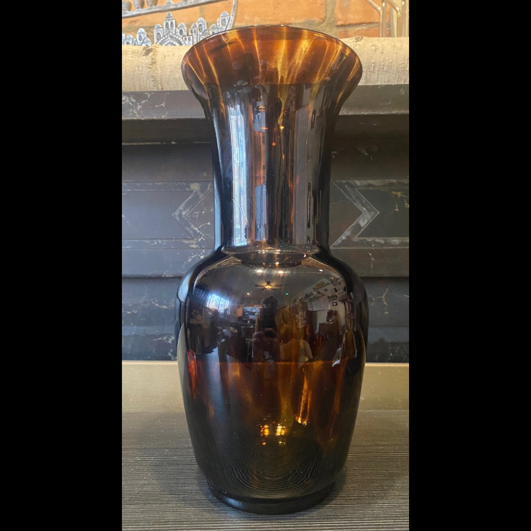 12 Gorgeous Brown leopard Print Glass Vase - Etsy