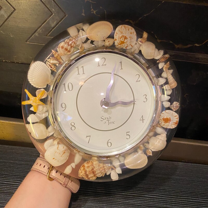 Seashell Clock - Etsy
