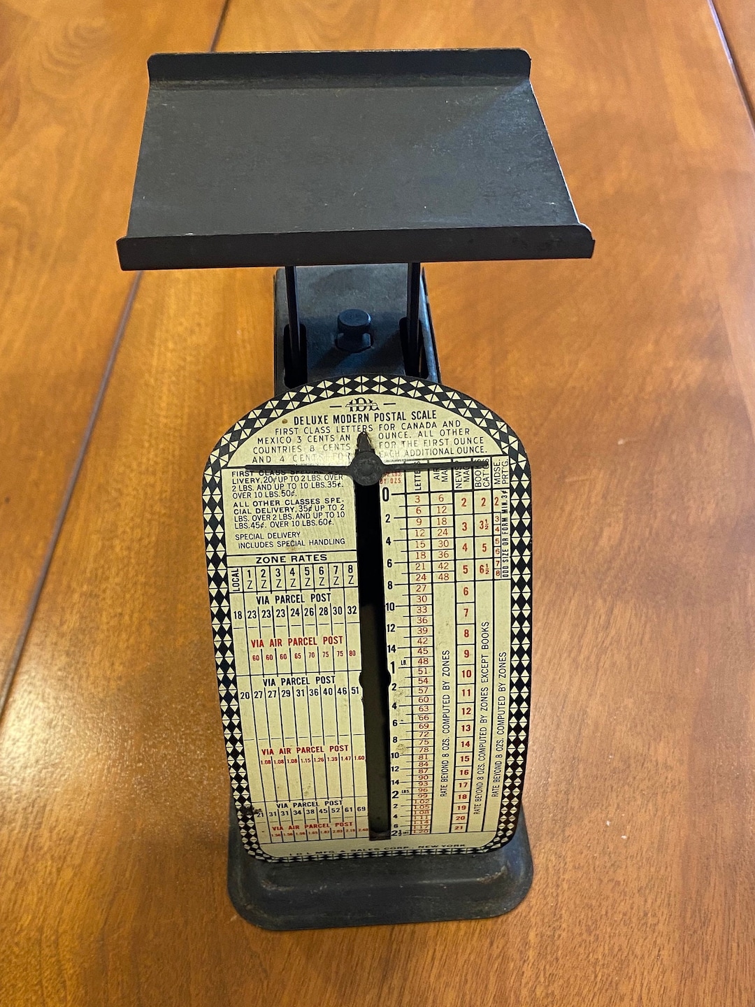 Antique Metal Postal Scale - Etsy