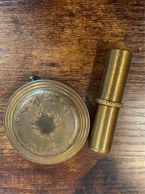 vintage avon compact mirror - Gem