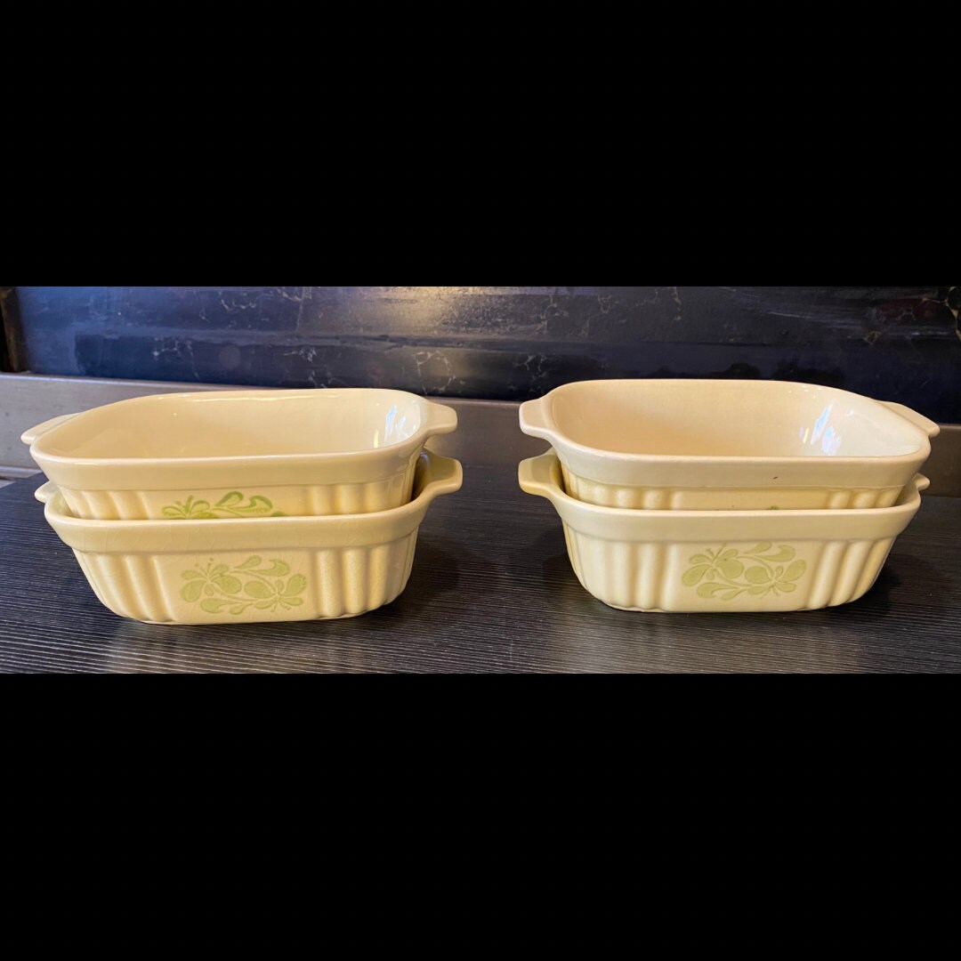 Set of 4 Yellow FTDA Pfaltzgraff 16 Oz Au Gratin Casserole Dishes - Etsy