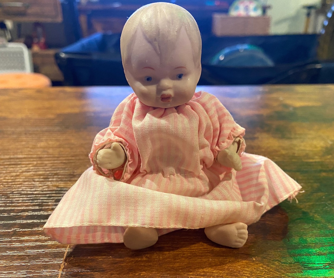 Vintage Shackman Bisque Baby Girl Doll - Etsy