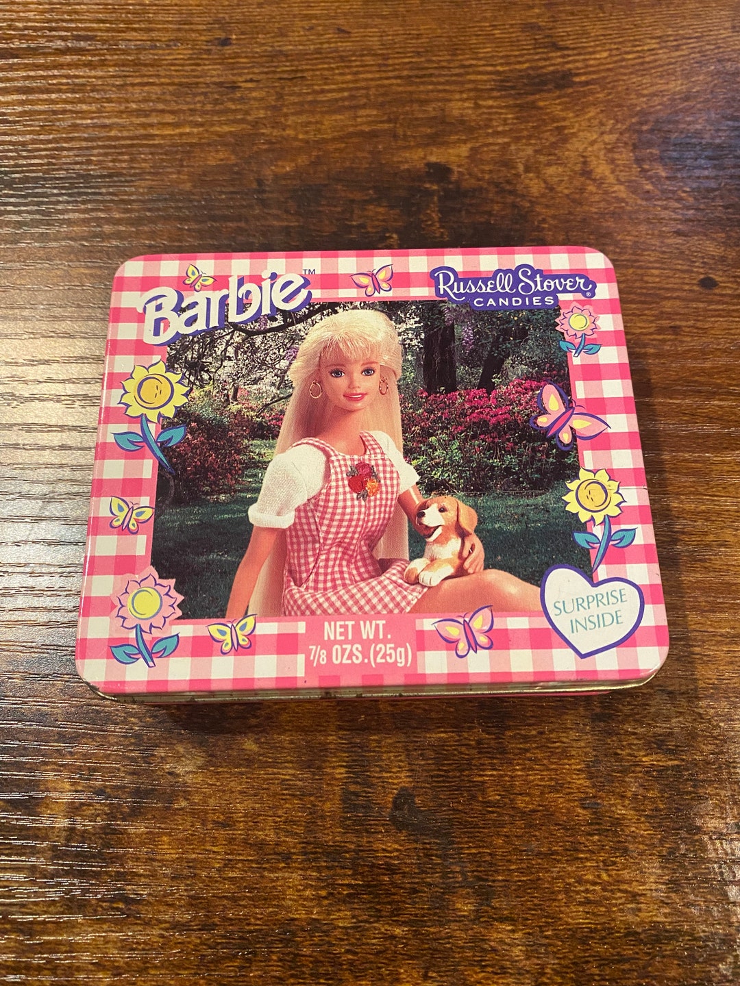 1990s Barbie Tin With Rubber Stamp & Temporary Tattoo - Etsy UK