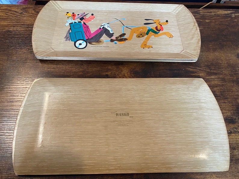 1950’s Disney & Hasko Lithographed Lap Trays (set of 4) - Etsy