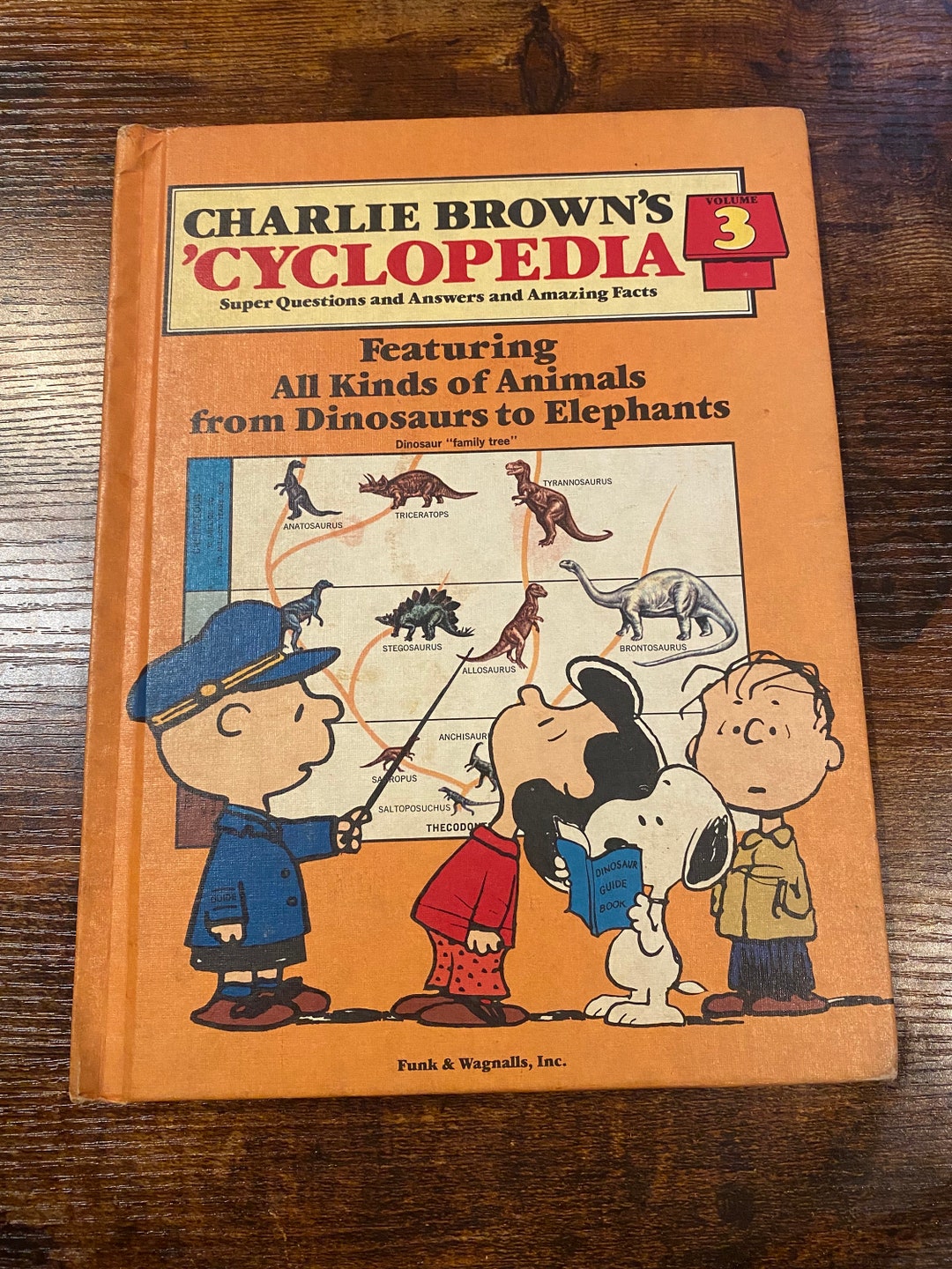 1972 “charlie Brown’s ‘cyclopedia 3” Hardback Collectible Children’s ...