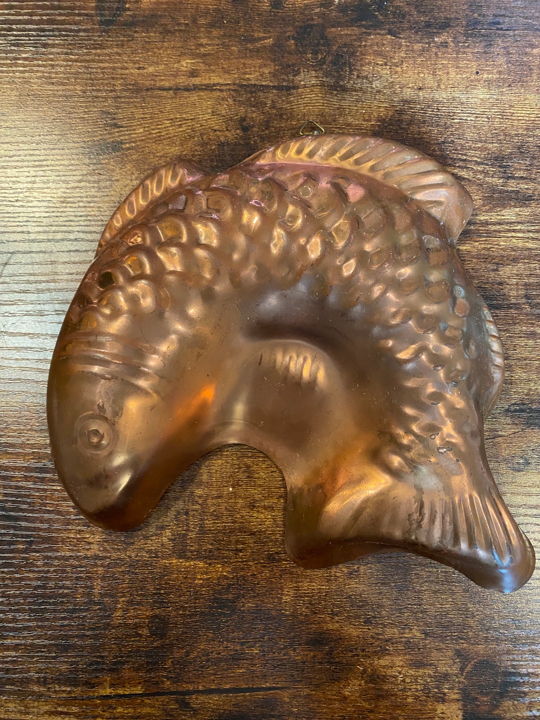 Mid-century Jumping Fish Copper Cake Pan Mold - Etsy
