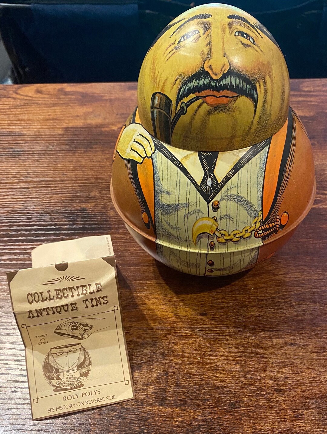 1980’s “roly Polys” Businessman Collectible Tin - Etsy