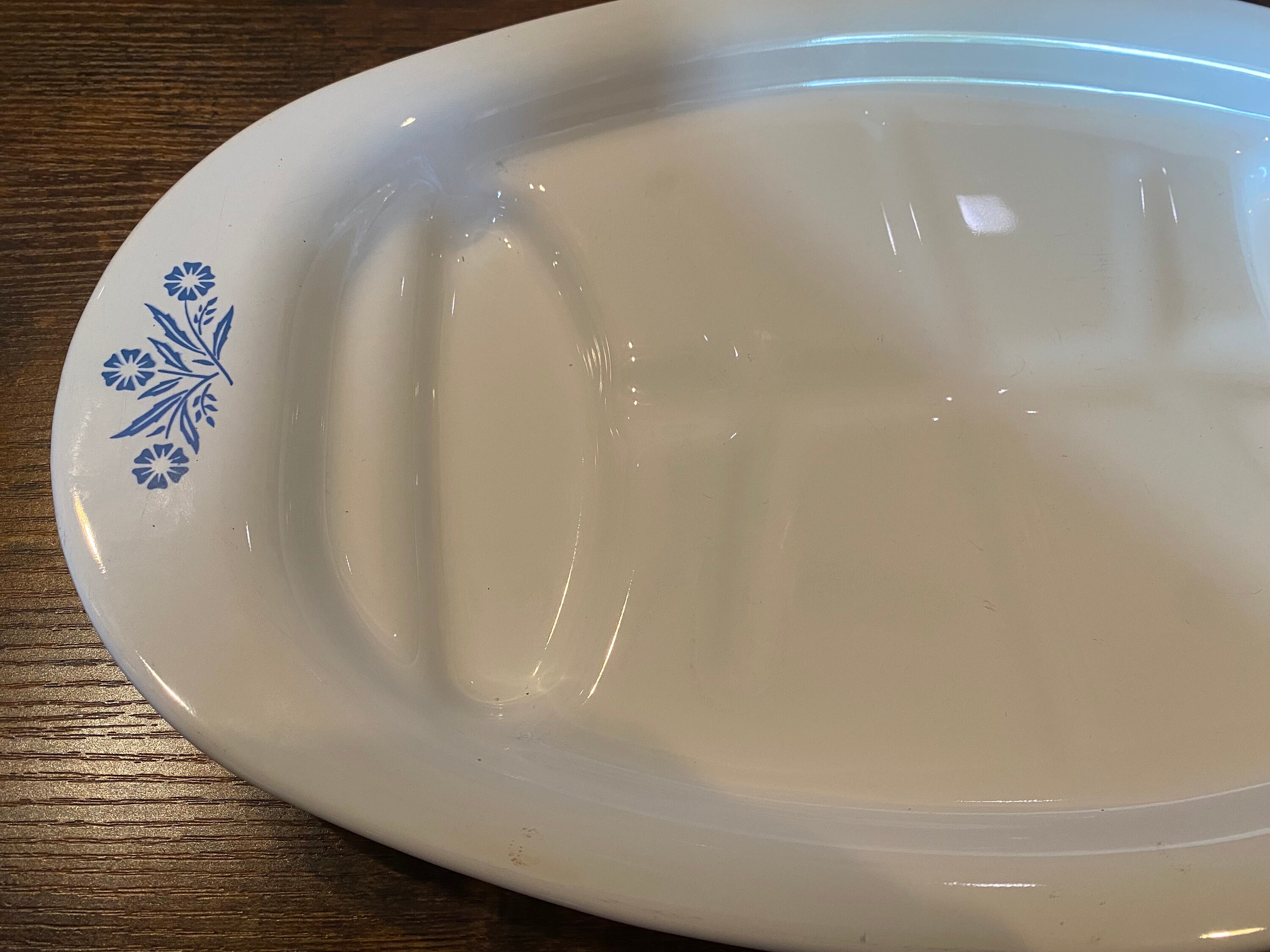 Rare Mid-century Corning Ware Blue Cornflower Meat Serving - Etsy