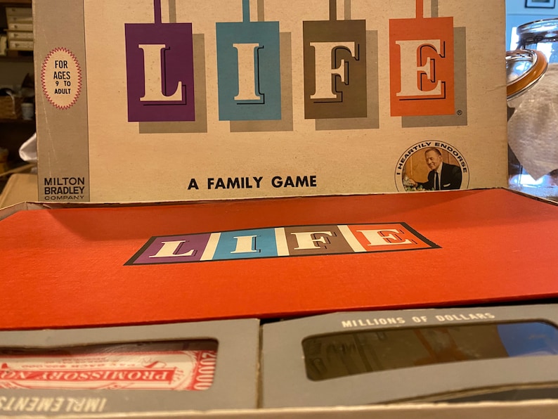 1960 Game of Life in Original Box Missing Gamepieces - Etsy