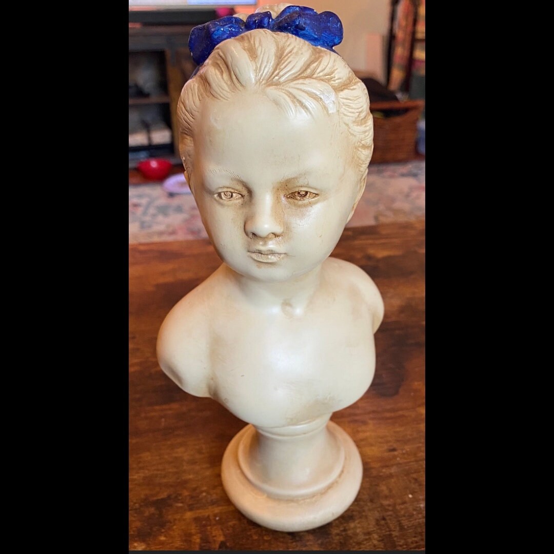 Alexander Backer Neoclassical Bisque Female Bust Tapletop Statuette - Etsy