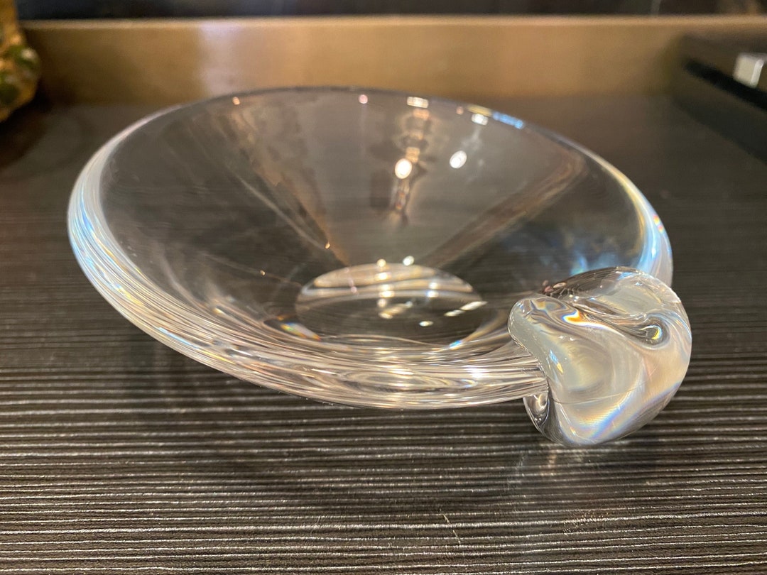 Vintage SIGNED Steuben Glass Slanted Apple Ash Tray - Etsy
