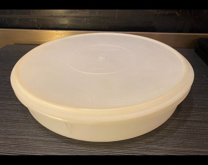 Vintage Large Tupperware Pie Saver Storage Container - Etsy