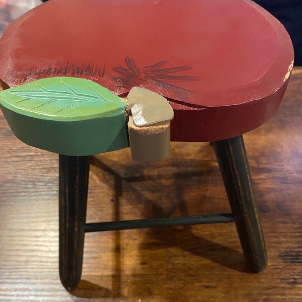 Hand Painted Wooden Apples - Etsy