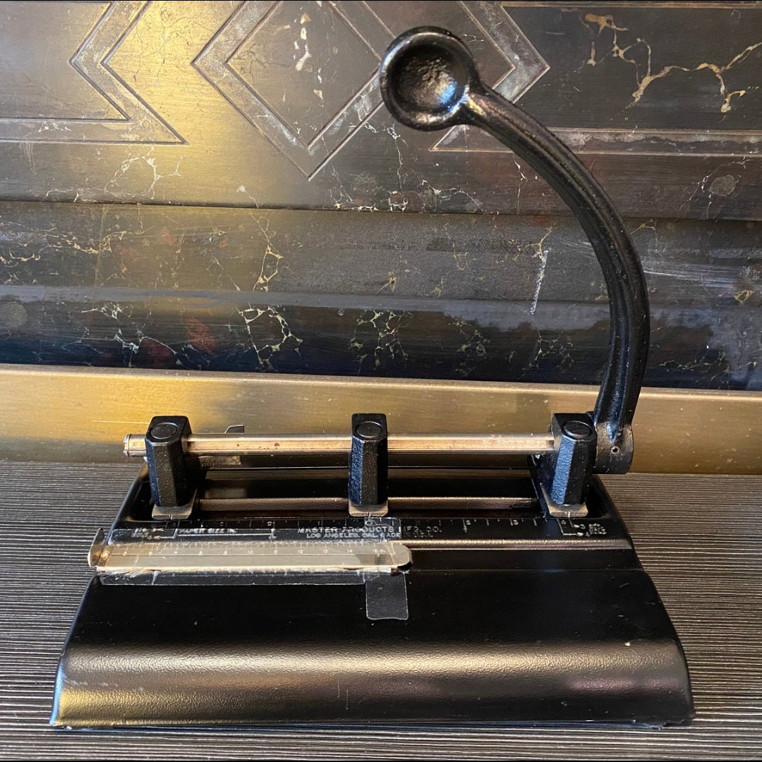 Vintage Master Heavy Duty 3-hole Punch Tool - Etsy