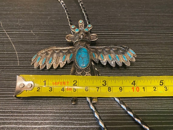 Antique Pewter & Turquoise Native American Kachina Bo… - Gem