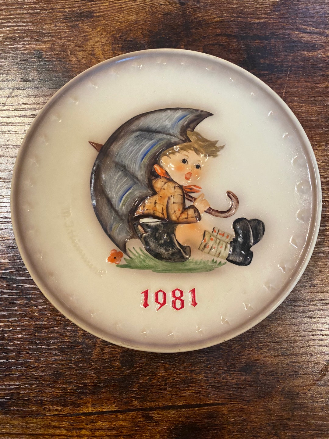 1981 M.J. Hummel 11th Annual Decorative Collectible Plate - Etsy