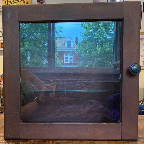 Wooden Box With Glass Door - Etsy
