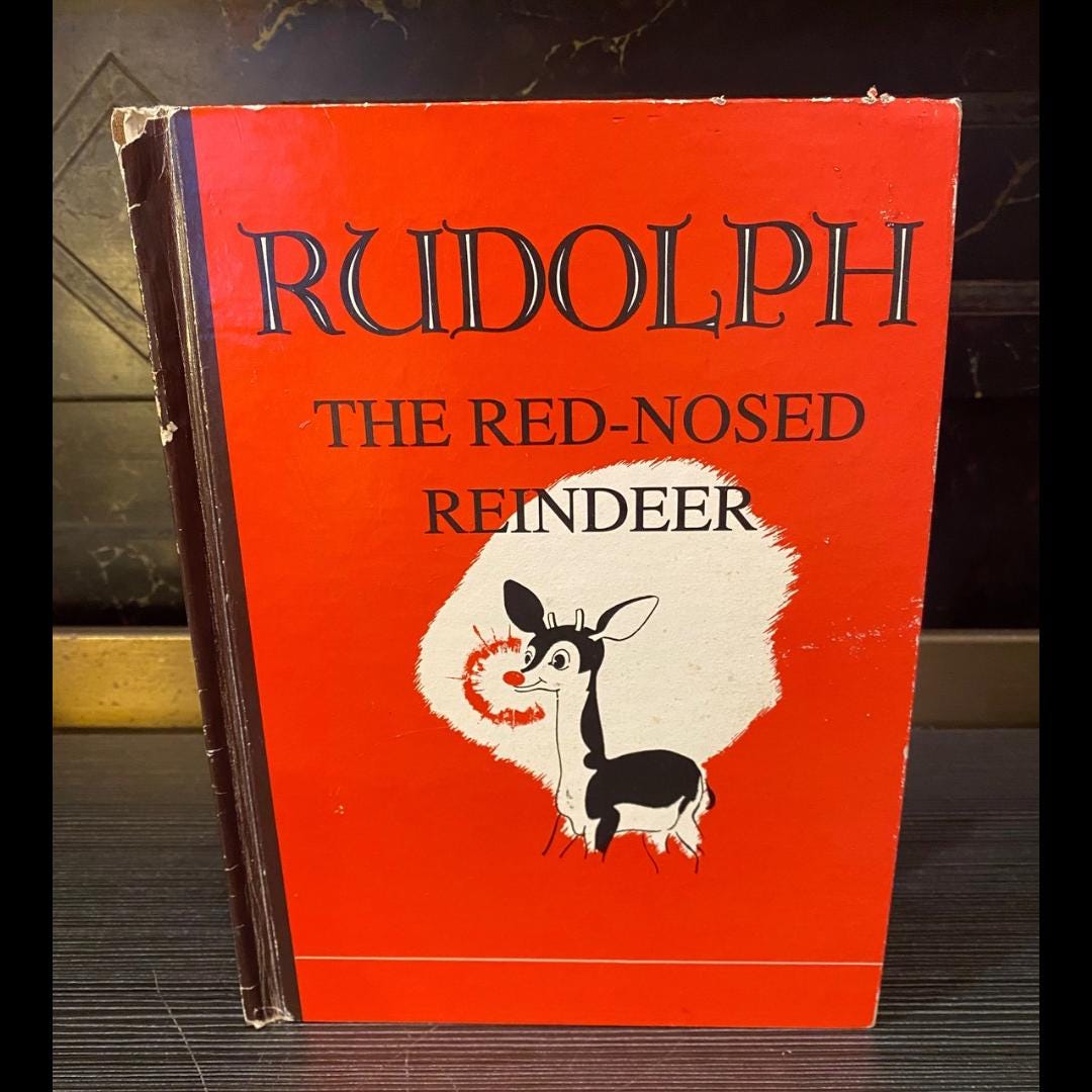 1967 Rudolph the Red-nosed Reindeer Illustrated Storybook - Etsy