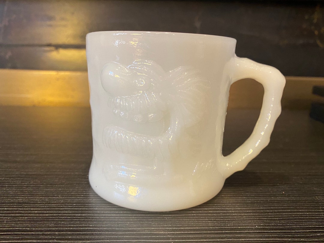 Antique BC Comics Grog Milk Glass Coffee Mug - Etsy