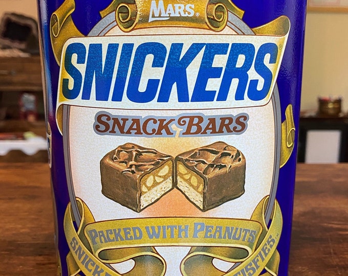 1980s Mars Snickers Bar Keepsake Tin - Etsy