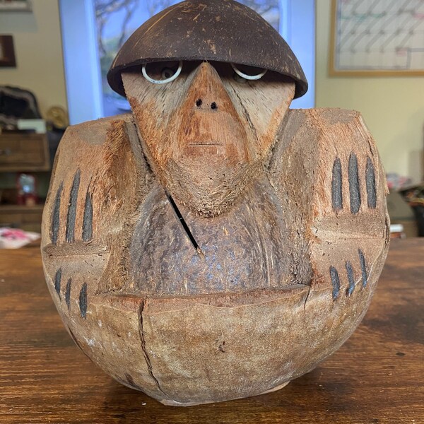 Coconut Monkey Bank - Etsy