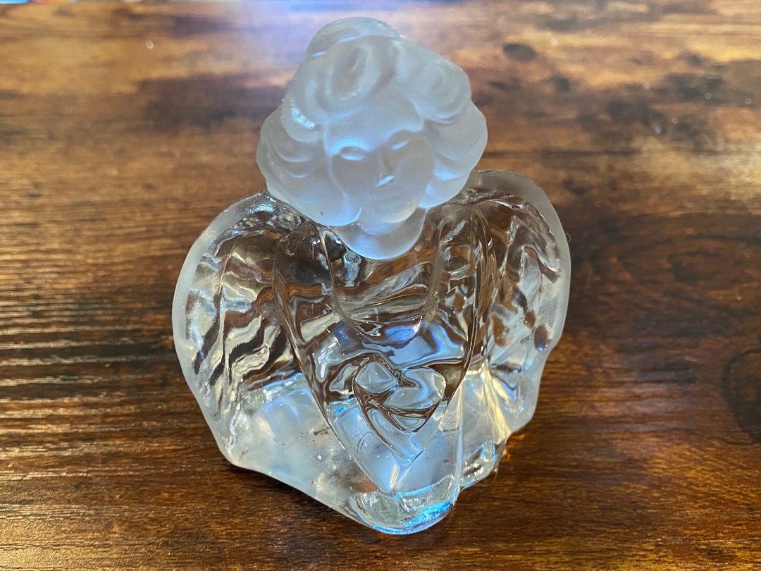 Vintage Fenton Glass Angel Paper Weight - Etsy