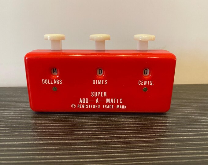 Vintage Super Add-a-matic Handheld Money Calculator - Etsy