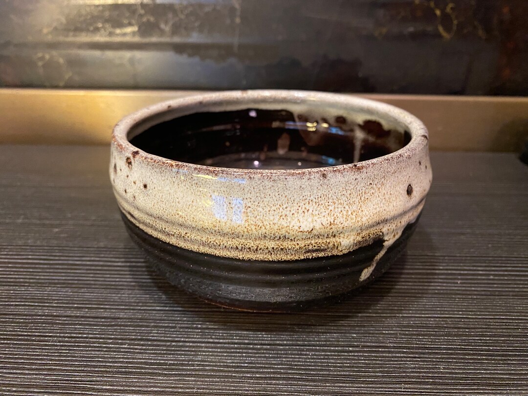 Vintage Handmade Garrett Pottery Drip Glaze Bowl - Etsy