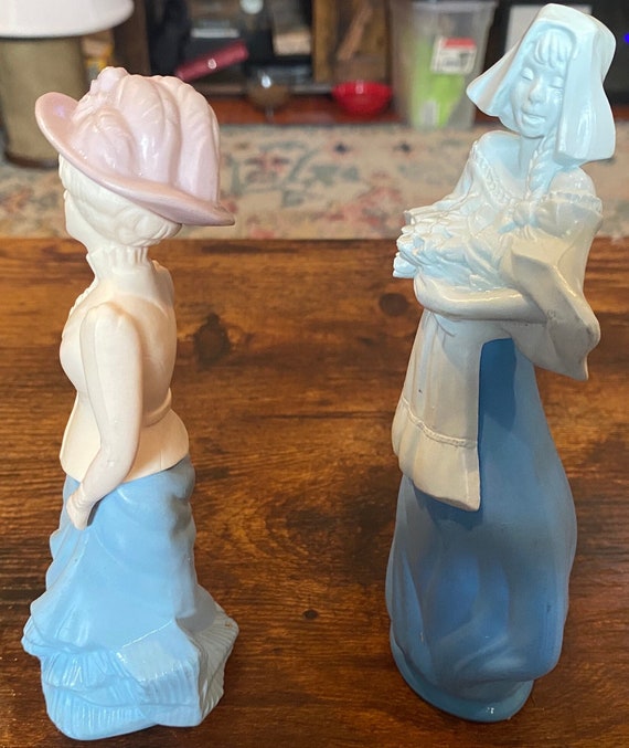 2 Vintage Avon Lady Perfume Bottles: Lady on the Aven… - Gem