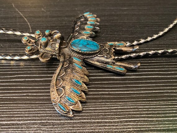 Antique Pewter & Turquoise Native American Kachina Bo… - Gem