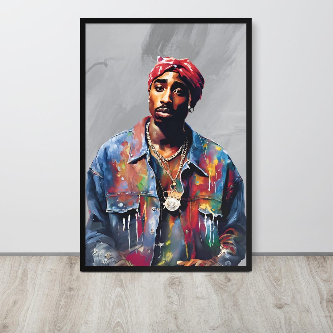 2pac Digital Download, 2pac Wall Art, Wall Decor, Printable Digital Art ...