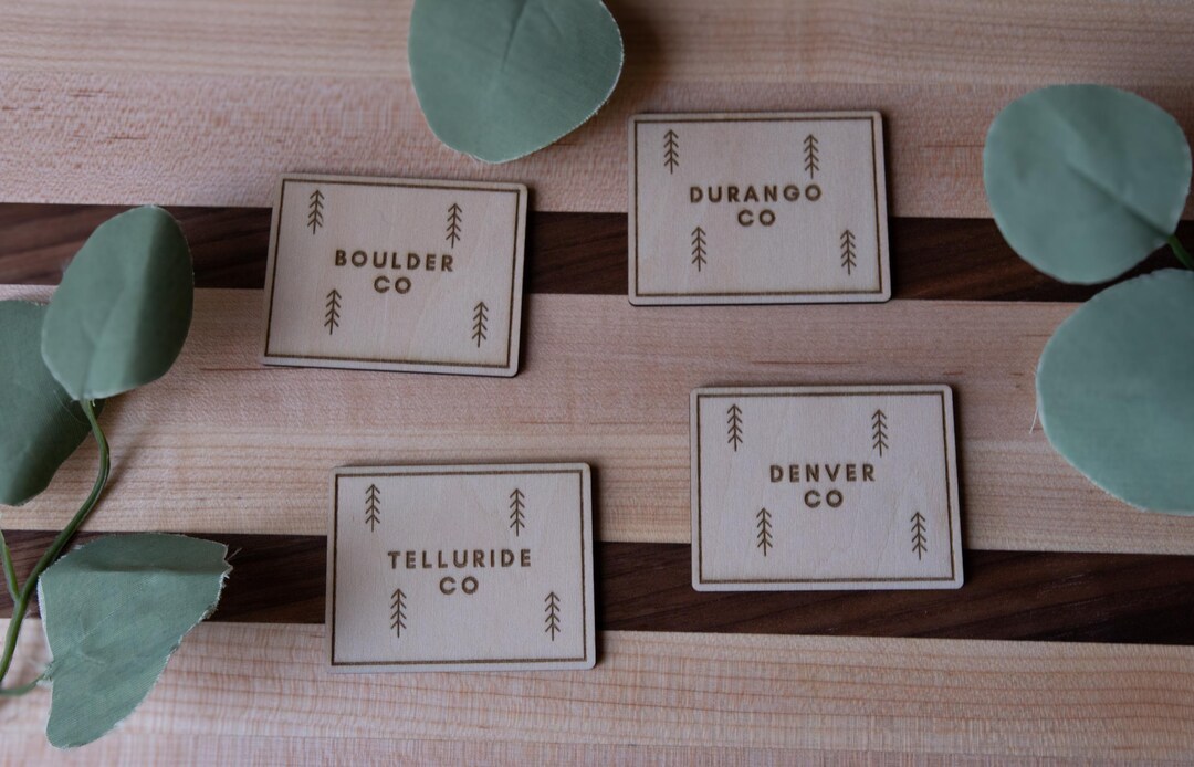 Colorado Magnet, Wood Magnet, Personalized Magnet, Colorado City and ...