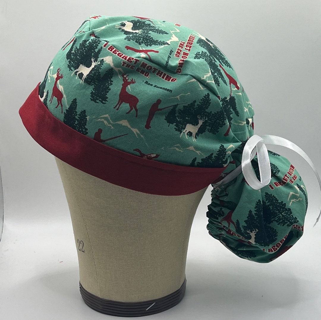 Ron Swanson, I Regret Nothing, “parks and Rec", Scrub Cap, Surgeon's ...