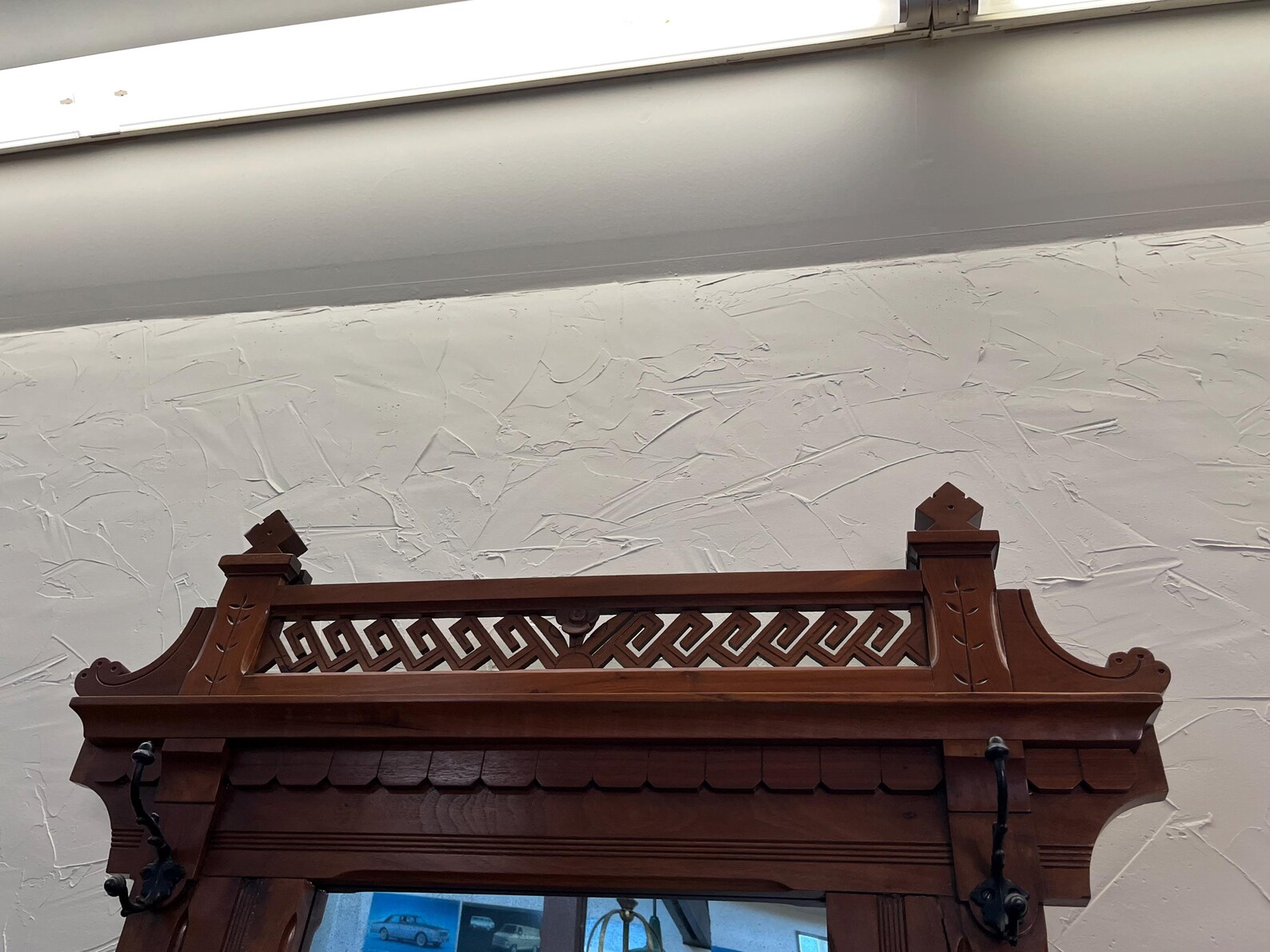 Walnut Victorian Hall Tree, Coat/hat Rack, Shipping is Not Free - Etsy