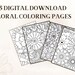 25 Digital Download Coloring Pages - Etsy