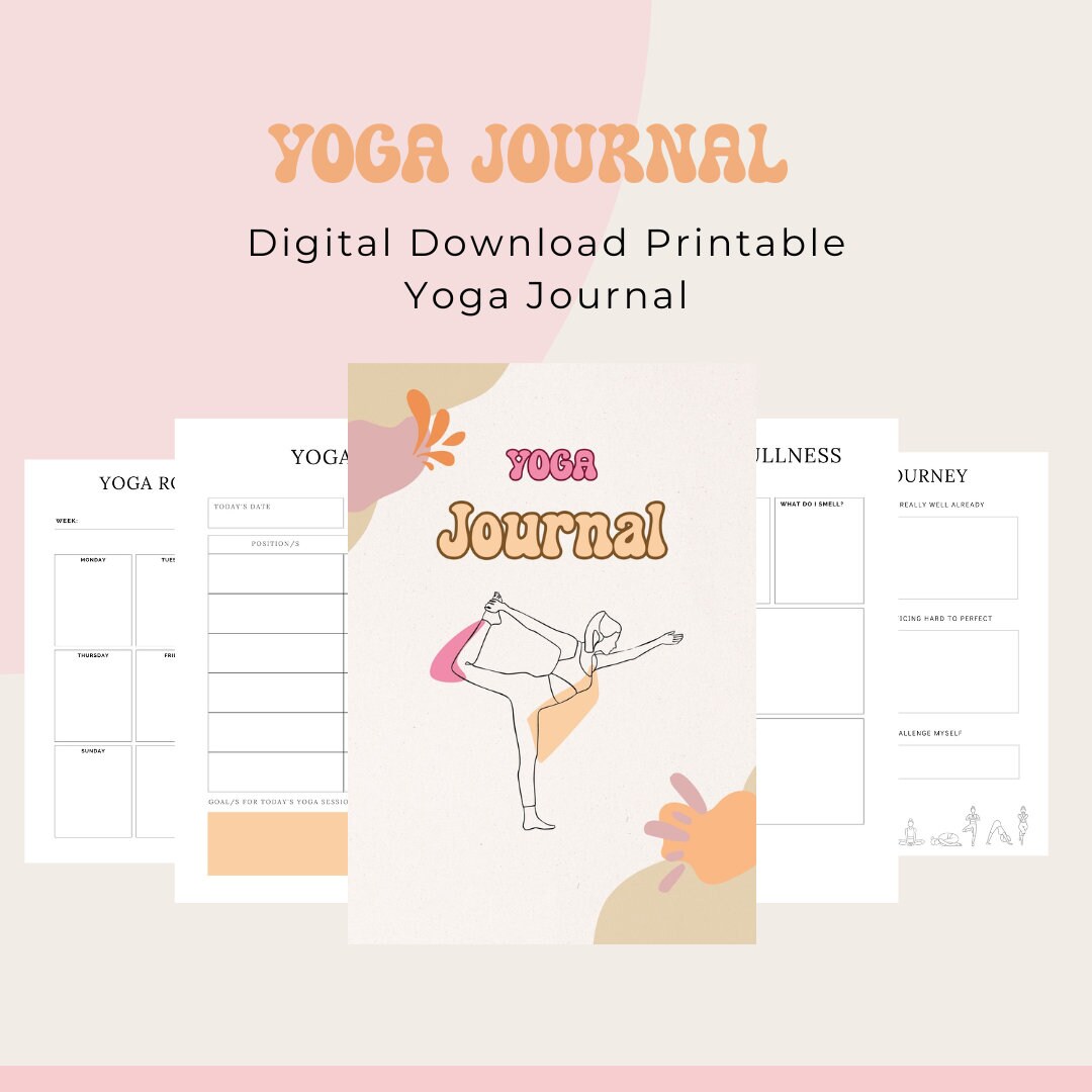 Digital Download Yoga Journal Printable - Etsy