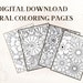 10 Digital Download Coloring Pages - Etsy