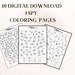 10 Digital Download I SPY Coloring Pages - Etsy
