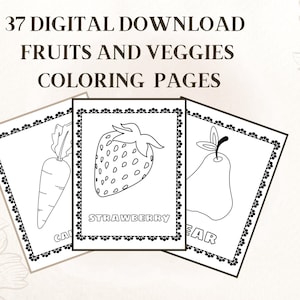 25 Digital Download Coloring Pages - Etsy