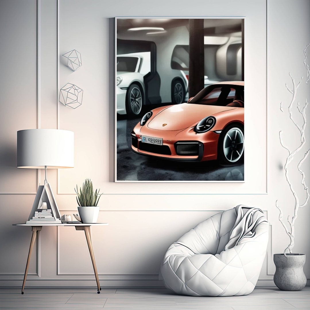 Porsche Wall Art - Porsche Art and Poster, Printable Porsche Poster ...