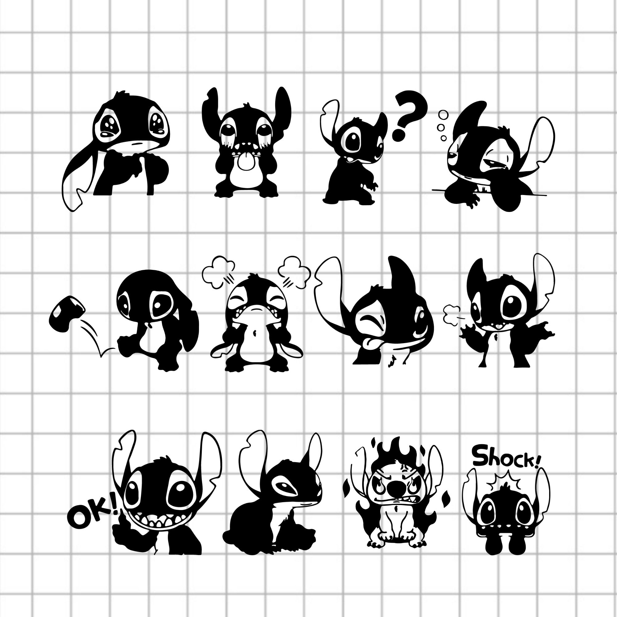 Stitch SVG, Lilo and Stitch SVG, Stitch PNG, Stitch Clipart, Stitch ...