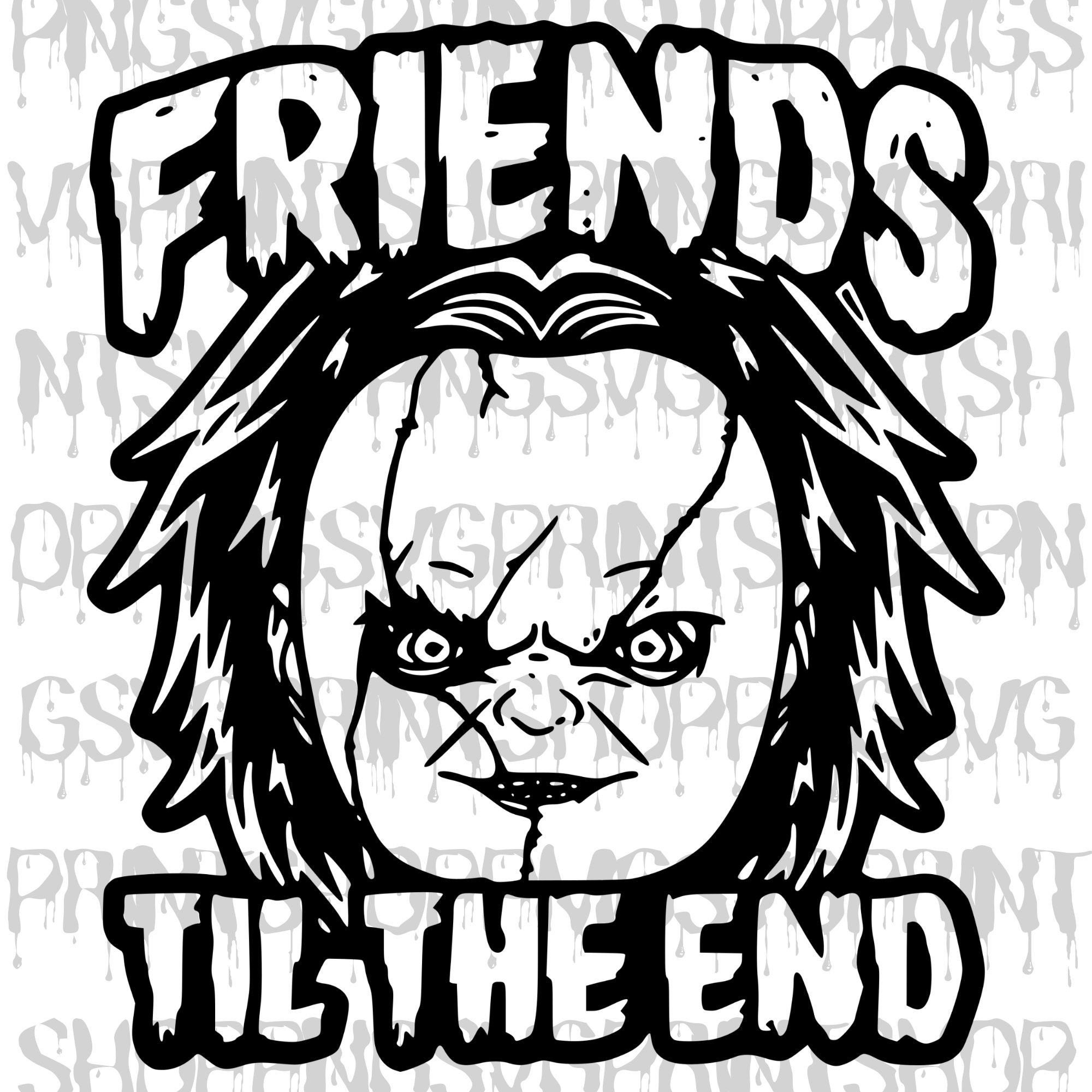 Chucky Png Bundle, Horror and Gothic, Chucky and Tiffany Png, Chucky ...