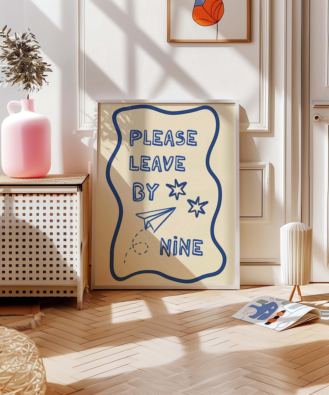 Minimalist Wall Art Dopamine Decor Printable Digital Download Mid ...