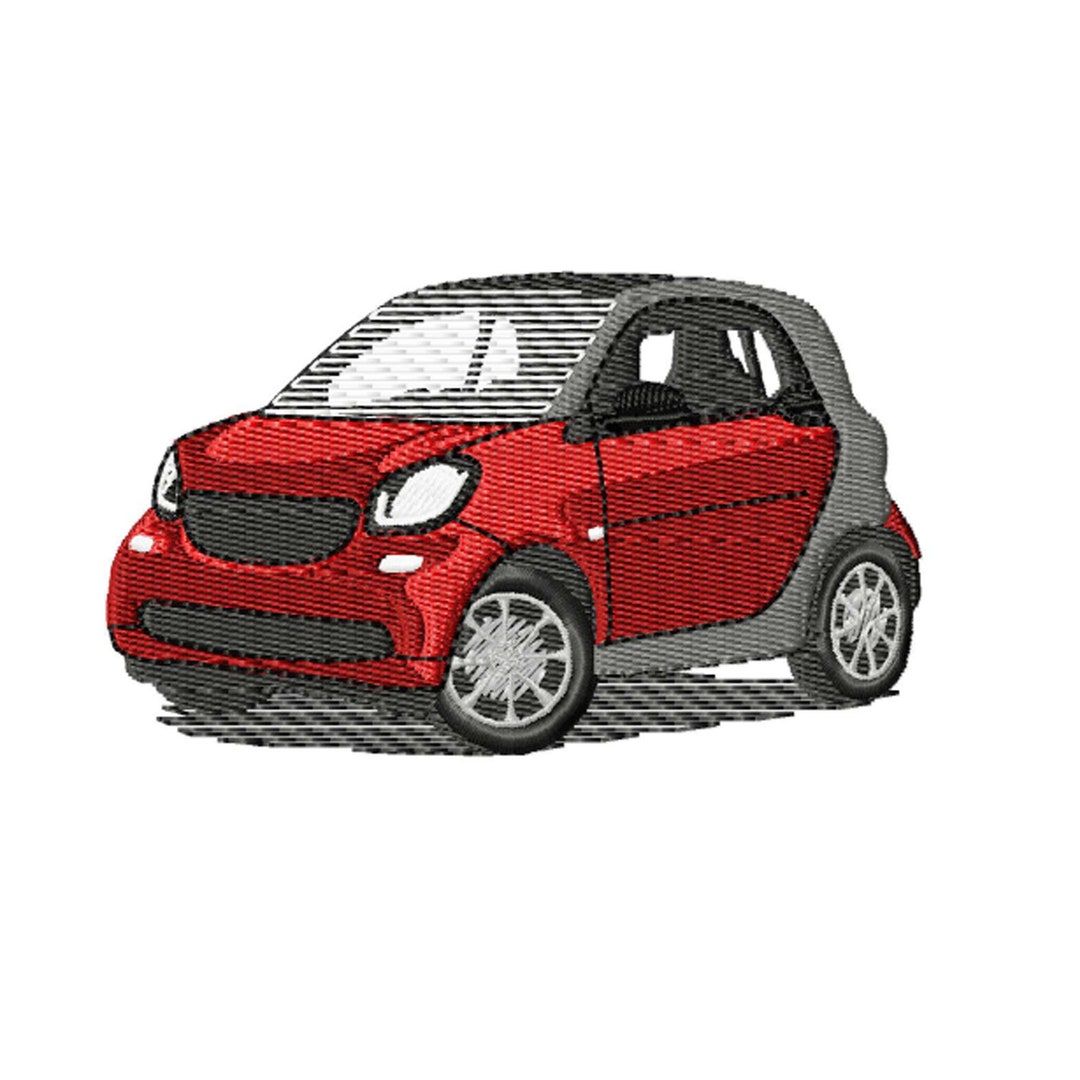 Smart Fortwo Fourfour Smartcar Embroidery Design - Etsy