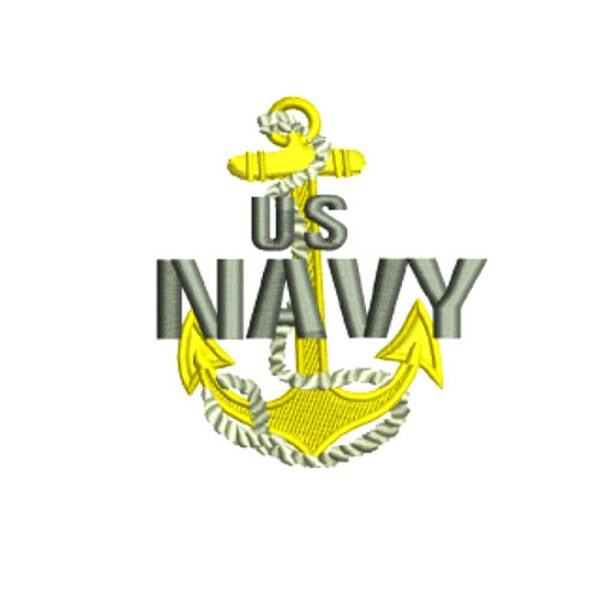 Us Navy Embroidery Design - Etsy
