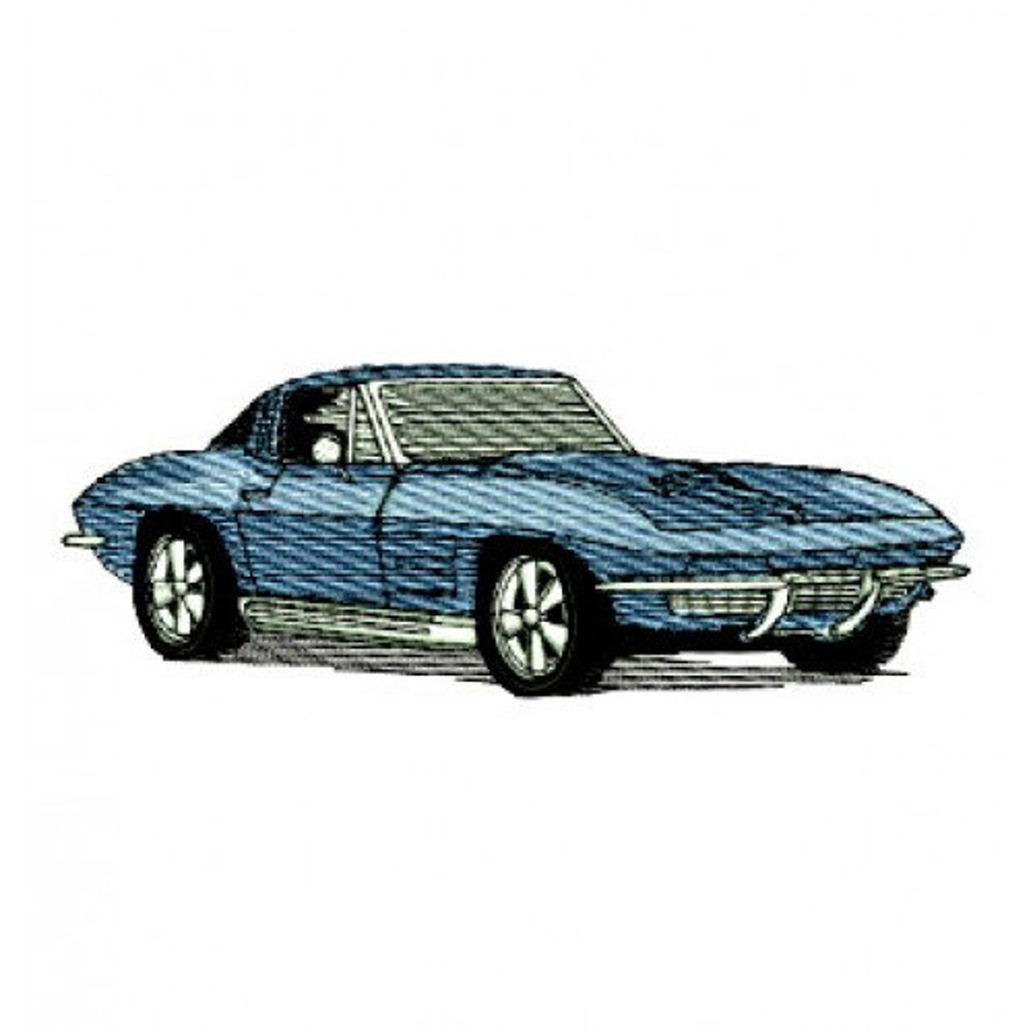 1963 Chevrolet Corvette Embroidery Design - Etsy