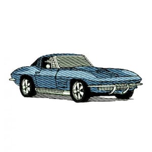 1963 Chevrolet Corvette Embroidery Design - Etsy
